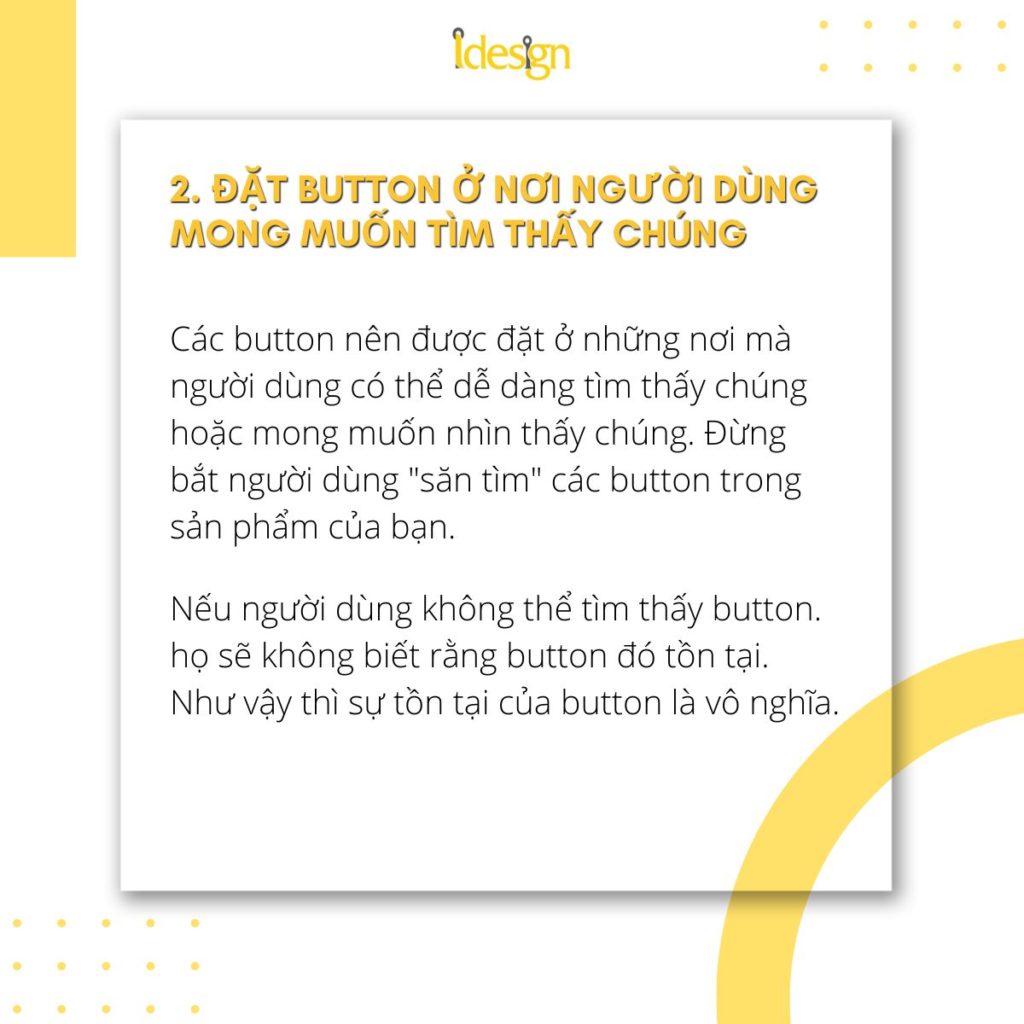 7 Quy tắc thiết kế button cơ bản cho UI/UX Designer - IDesign
